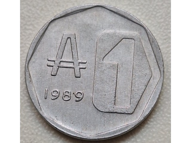 1 Austral 1989 Argentina