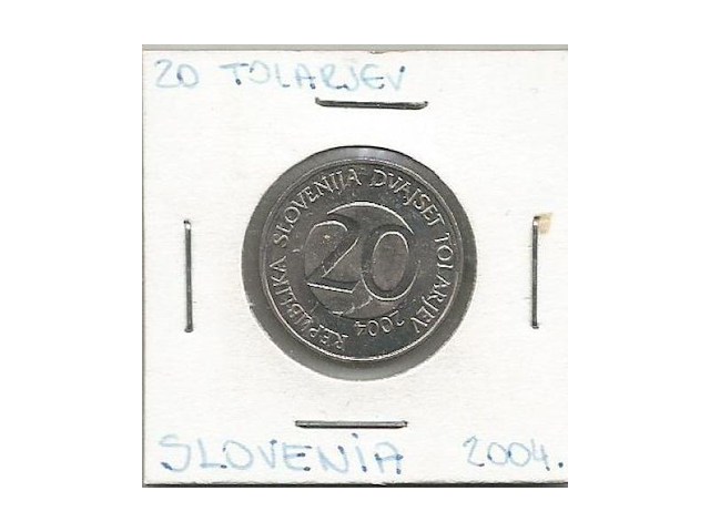 a3 Slovenija 20 tolara 2004.