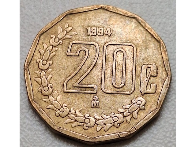 20 Centavos 1994 Meksiko