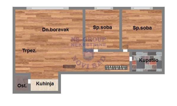 Trosoban stan na prodaju, 92m2, 179.300€