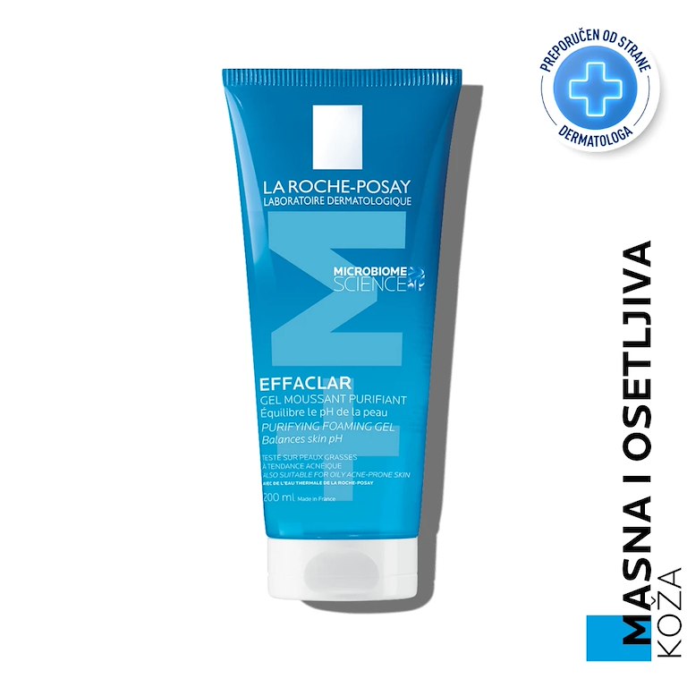 LA ROCHE-POSAY EFFACLAR Gel za Čišćenje Lica 200 mL