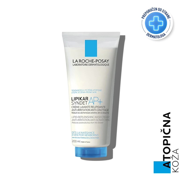 LA ROCHE-POSAY Lipikar Syndet AP+ 200 mL