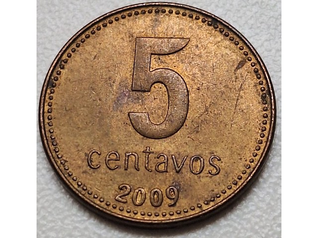 5 Centavos 2009 Argentina