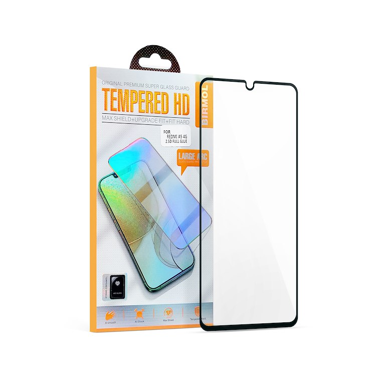Nalepnica Display-a Glass 2.5D FULL GLUE Redmi 15C 4G (173mm) (black) EU