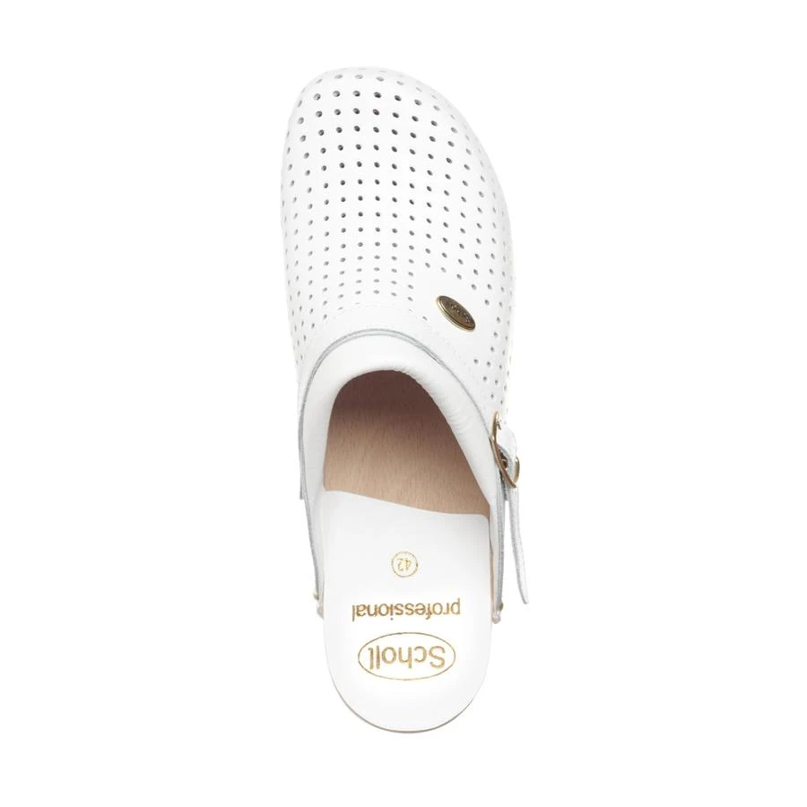 Scholl drvene klompe CLOG S COMFORT bele