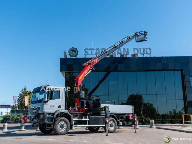 Novi MAN TGM 18.320 4x4 PALFINGER PK 27002 Basket NEW ! kamion s ravnom platformom