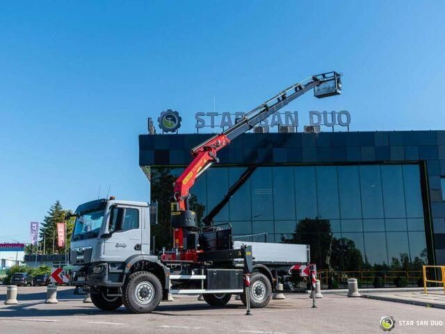 Novi MAN TGM 18.320 4x4 PALFINGER PK 27002 Basket NEW ! kamion s ravnom platformom