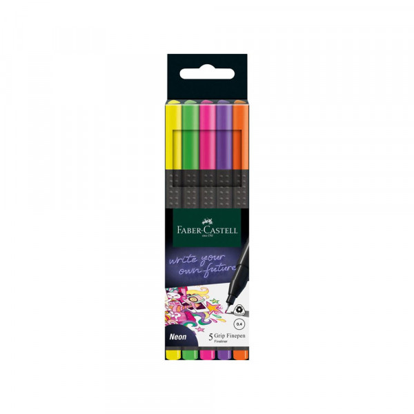 Faber Castell Lajner 0.4 Faber Castell 1/5 151603 neon
