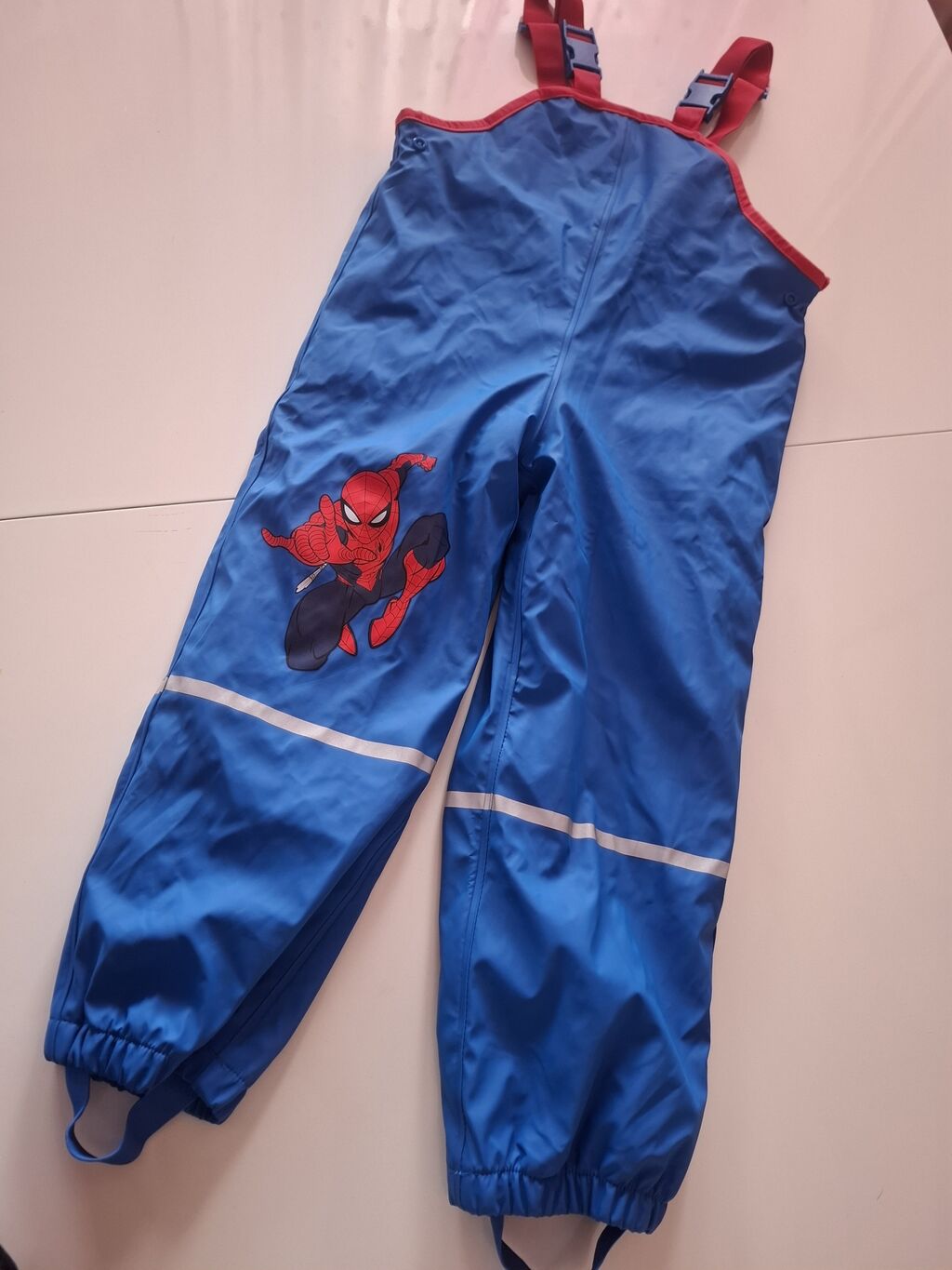 Dečije vodootporne pantalone sa tregerima – Marvel Spider‑Man kao