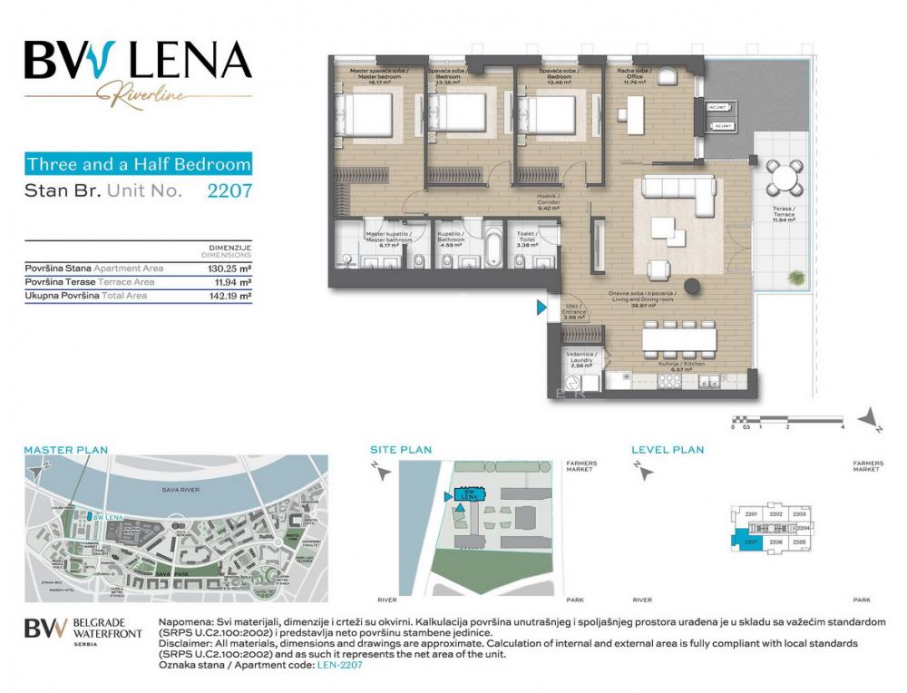 BW Lena, direktan pogled na reku ID#4155 796.888 €