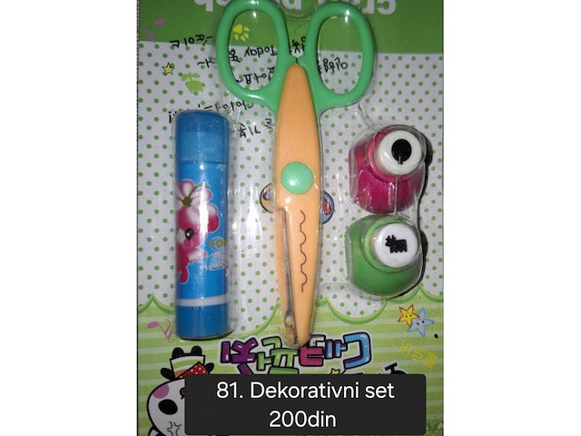 Dekorativni set za kreativce