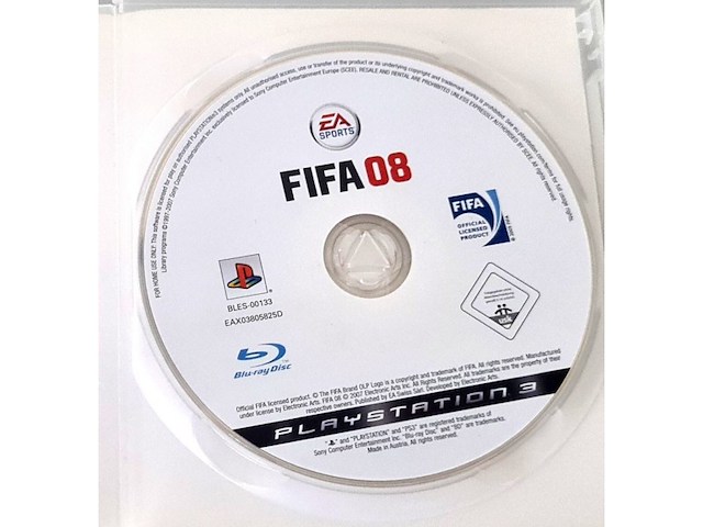 FIFA 08   PS3  samo disk