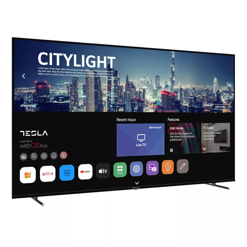 Televizor TESLA 75E645BUW/LED/75″/4K/webOS/crna/frameless