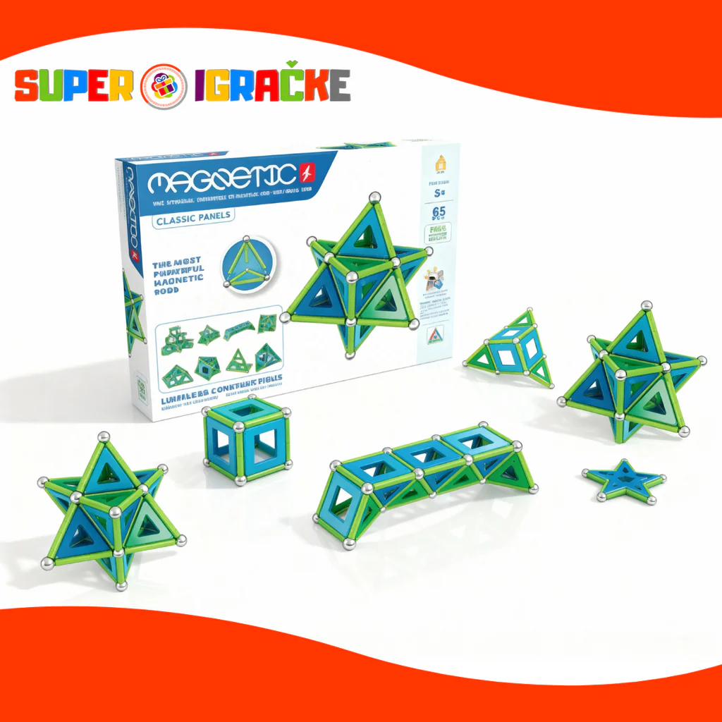 Kocke magnetiks 65 delova
