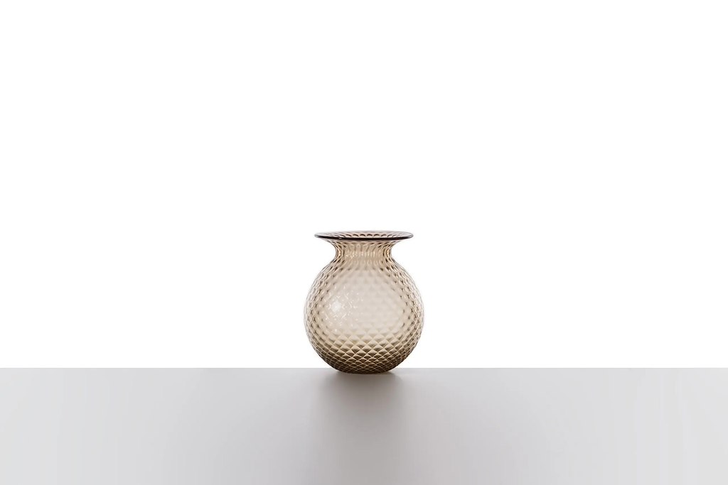 Vaza – “Balloton Fiori L” // “Beige Transparent”