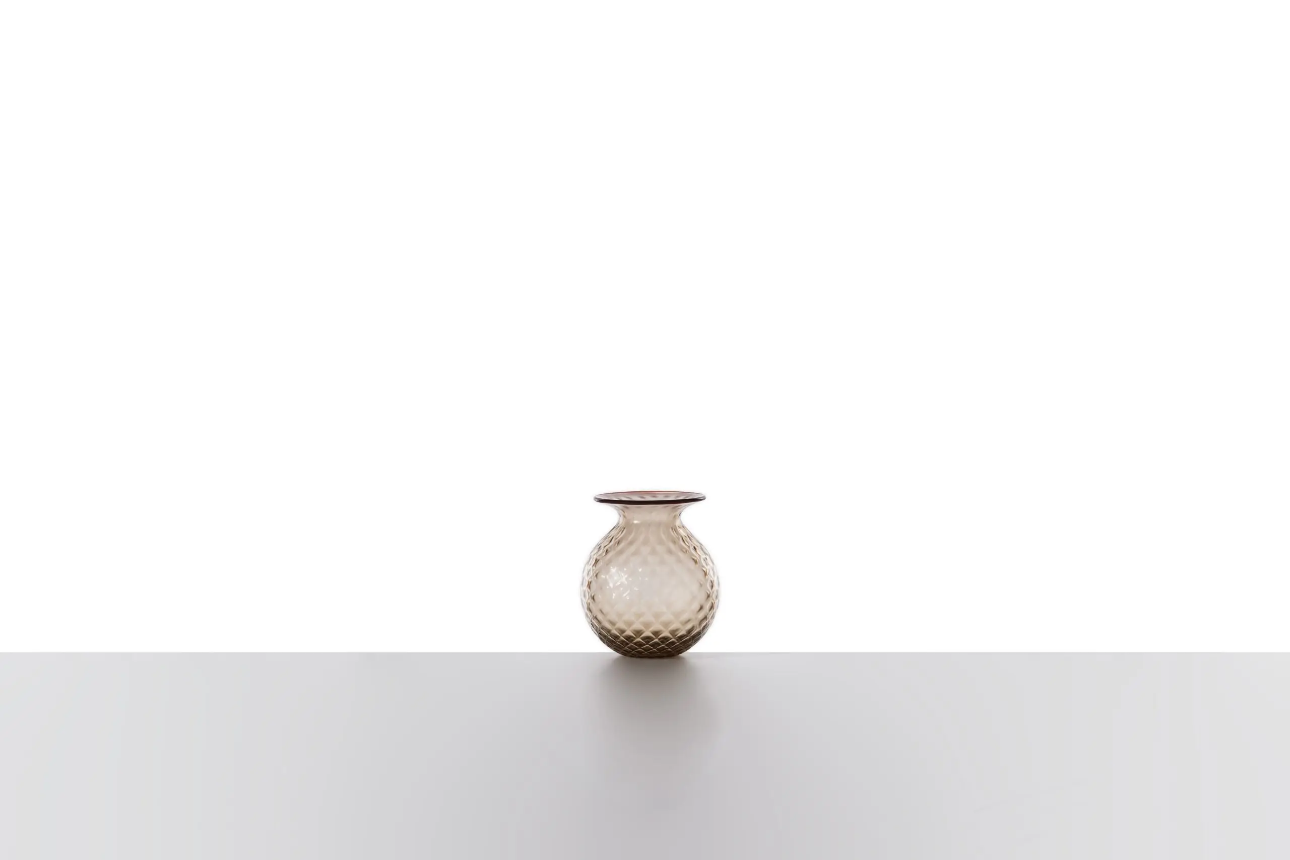 Vaza – “Balloton Fiori” // “Beige Transparent”