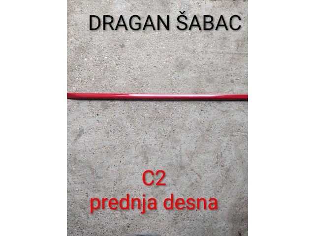 CITROEN C2 lajsna prednja desna vrata crvena