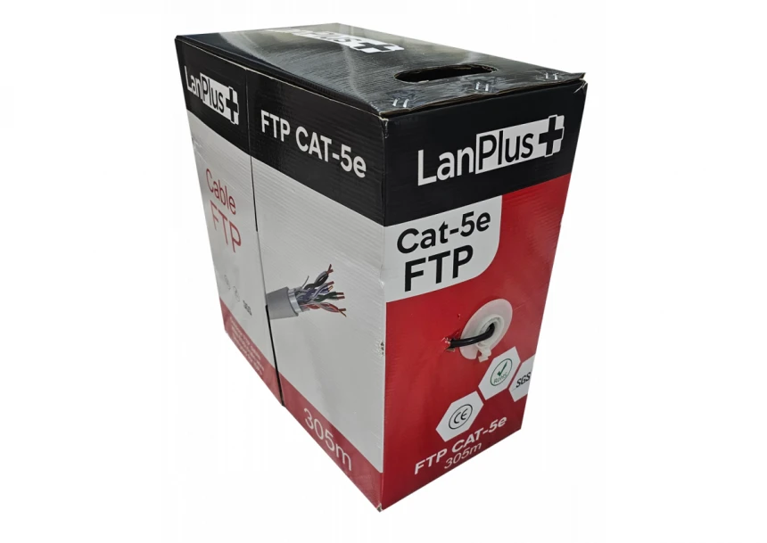 LanPlus FTP CAT5e outdoor, 305m, PE sheath, UV resistant