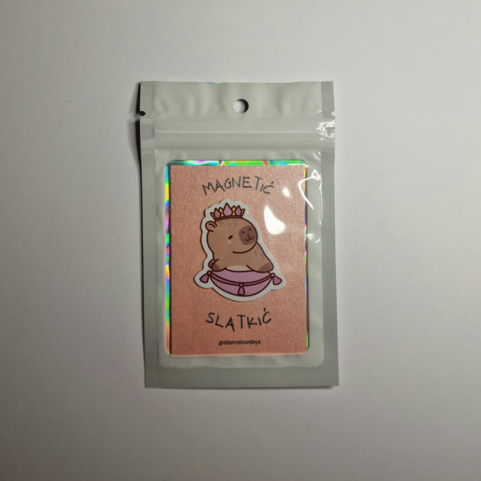 Magnetic Slatkic – Capybara Princess