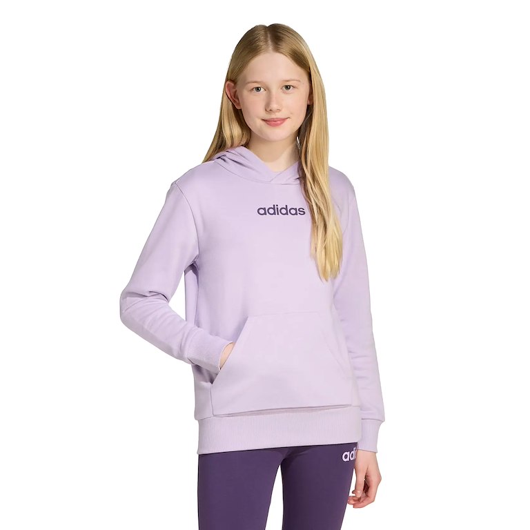 Adidas Duks za devojčice J Lin Fl Hd, JX8759, Lavanda
