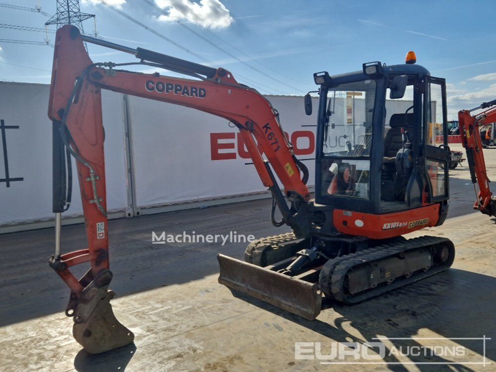 Prodaje se Kubota KX101-3A4 mini bager na aukciji