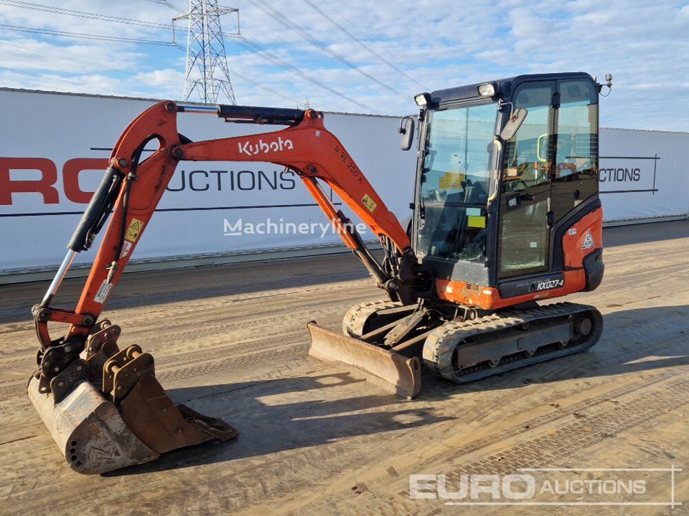 Prodaje se Kubota KX027-4 mini bager na aukciji