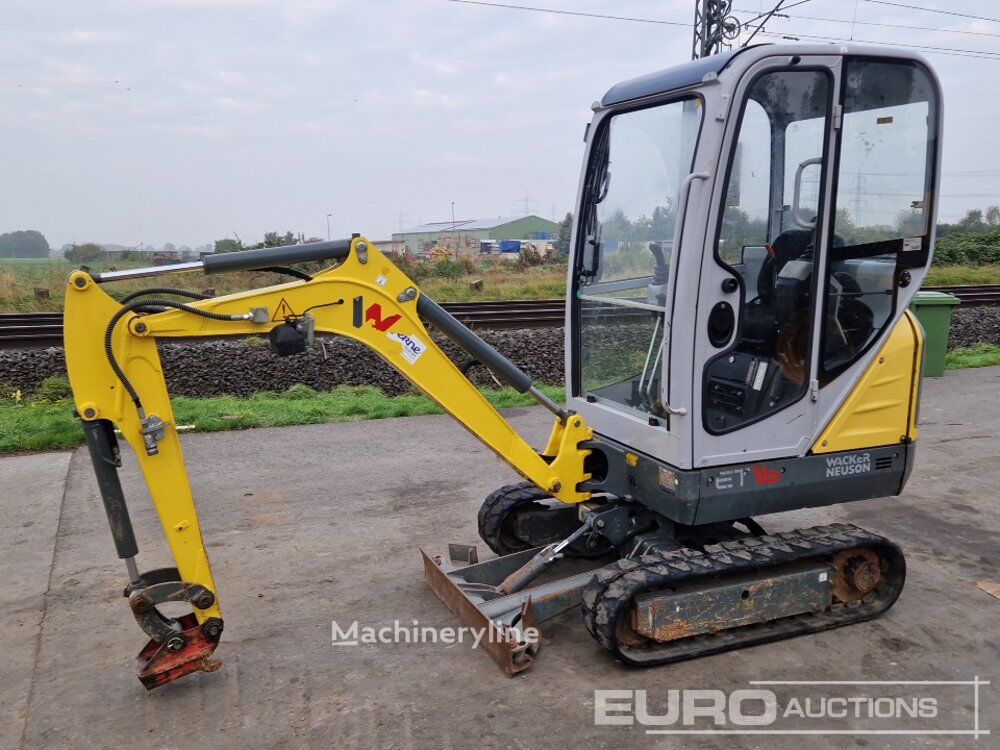 Prodaje se Wacker Neuson ET16 mini bager na aukciji