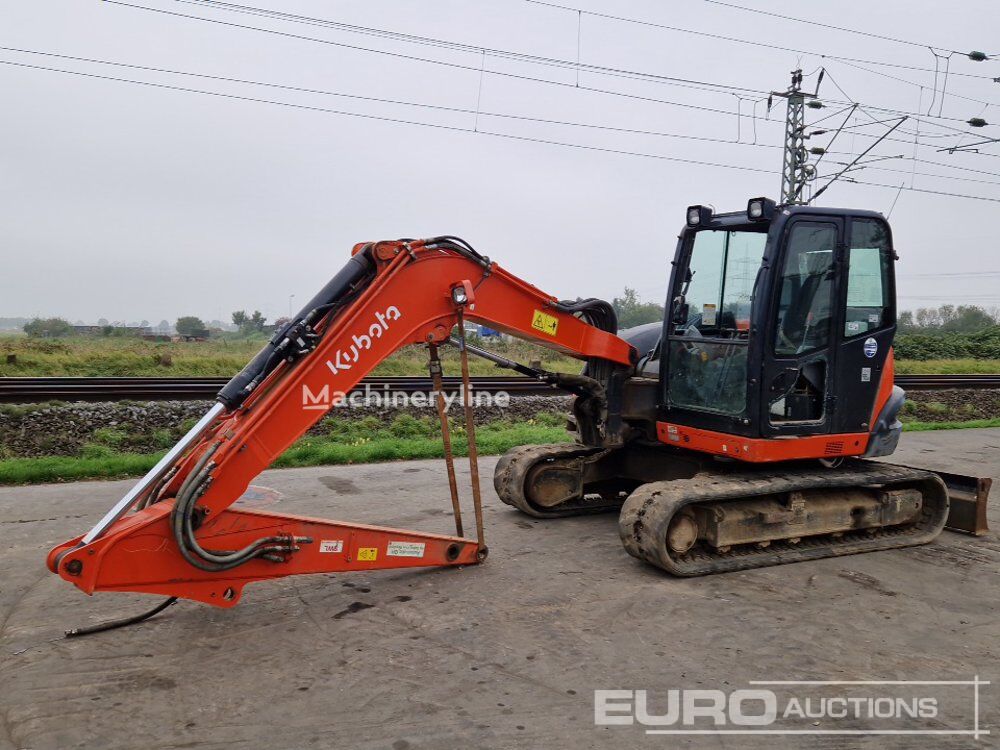 Prodaje se Kubota KX080-4A mini bager na aukciji