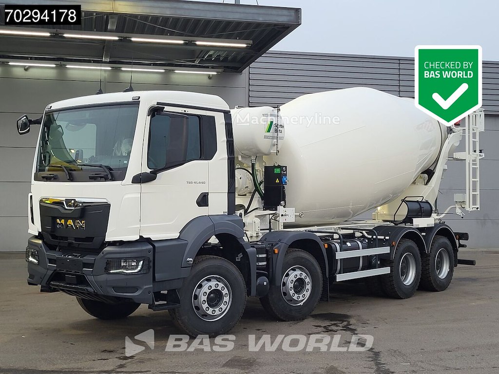 Novi MAN TGS 41.440 8X4 NEW! 12m3 Stetter concrete mixer Big-Axle Steelsu kamion s mešalicom za beton