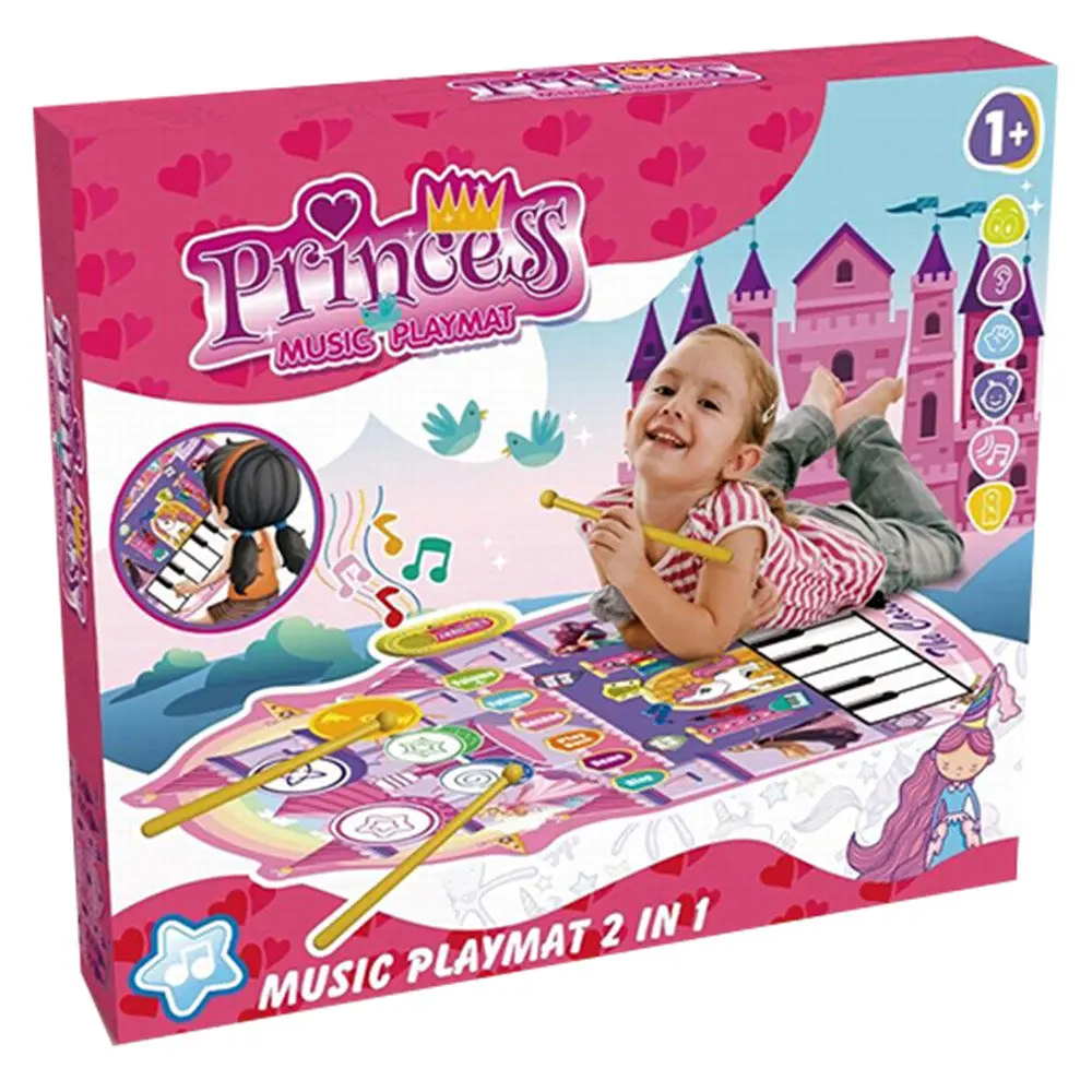 Muzički tepih za devojčice Princess