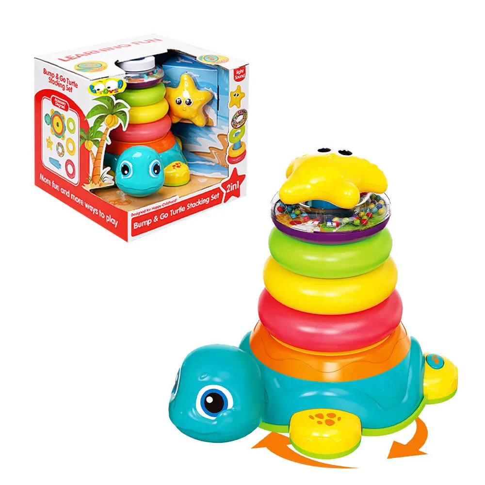 Toys Muzička igračka za bebe Dondoloto Kornjača, Šarena