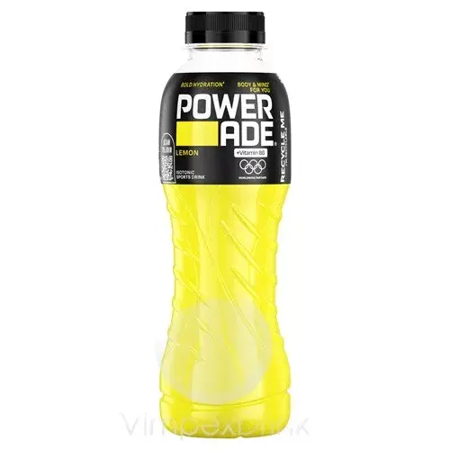 Powerade Napitak Limun 0.5l, Bez sportskog čepa