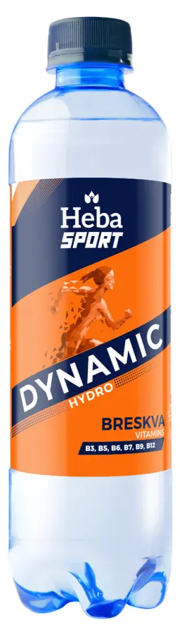 Heba Sport Negazirana voda Dynamic, Breskva, 0.5l