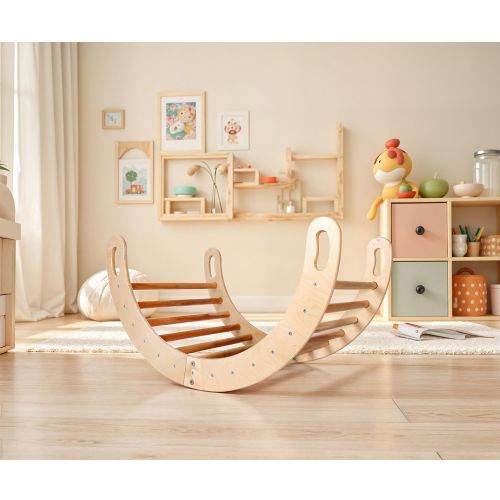 BLTYZ-AKTV0147 Oak Pikler Climber