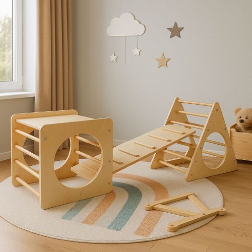 BLTYZ-AKTV053 Oak Pikler Climber Set