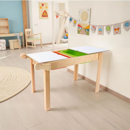 BLTYZ-AKTV0150 Oak Kid's Table
