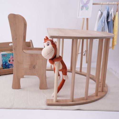 Sincap - Brown Brown Wooden Pikler Climber