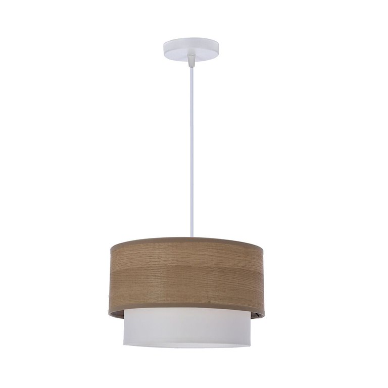 Ruben Viseća Lampa Bela - Orah 1x60 E27ID: EK000753813