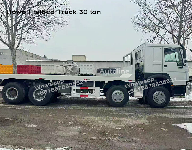 Novi Sinotruk Howo 30 ton Flatbed Truck for Sale kamion platforma
