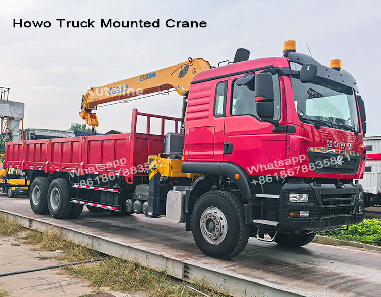Novi Howo Tx 6x4 Truck Mounted Crane for Sale kamion s ravnom platformom