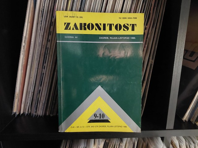 Zakonitost Zagreb 1990 9-10