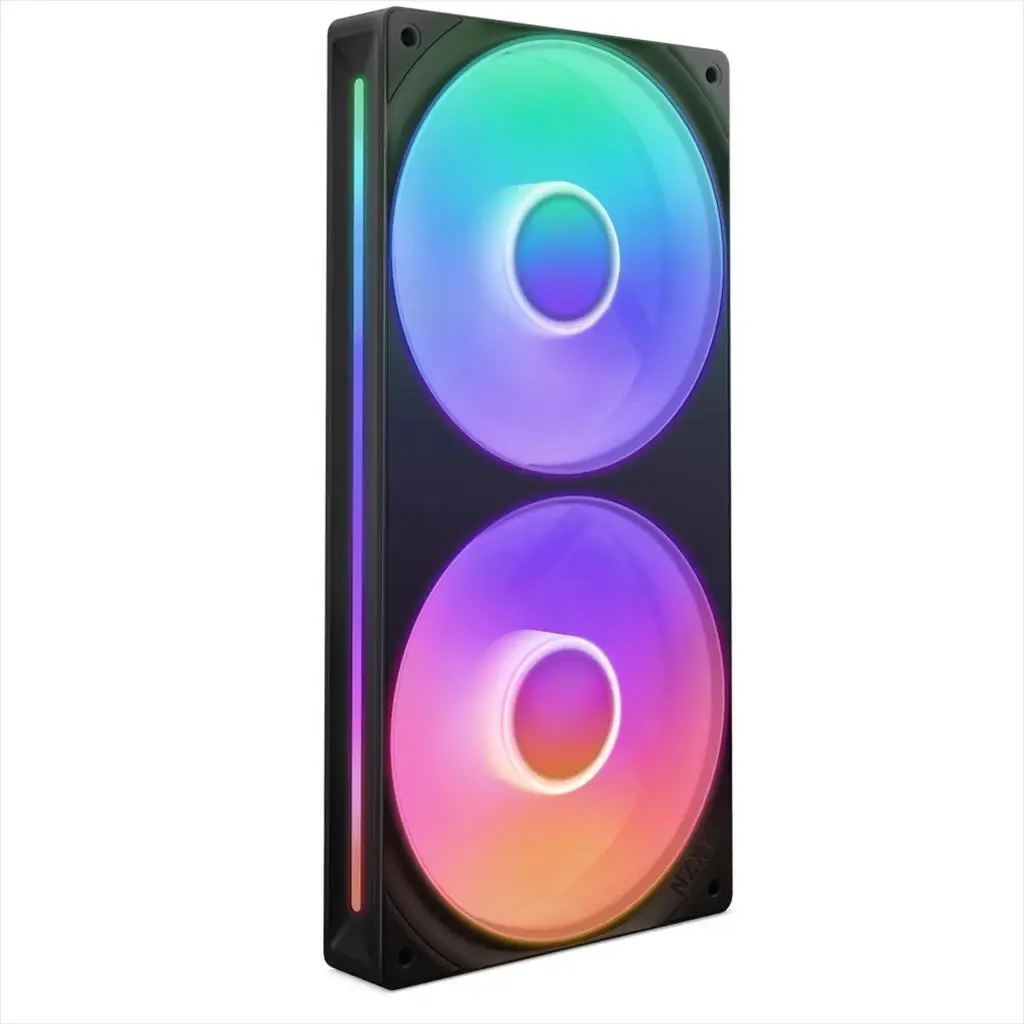NZXT hladnjak 240Mm F240 јednostruki okvir RGB јezgro crno PWM, 2,400 obrtaјa u minuti, RF-U24Hf-B1