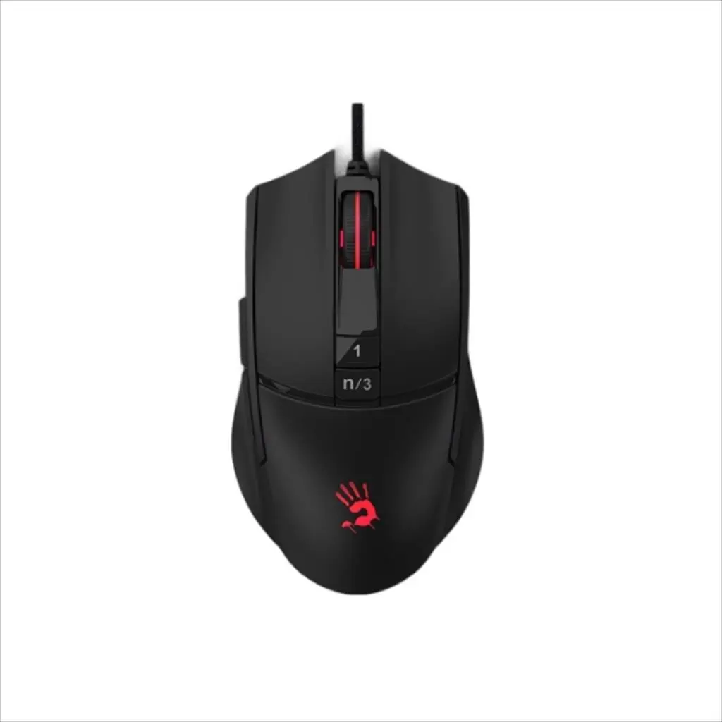 A4TECH žičani miš bloody gaming, l65 max, RGB, USB, 8000cpi, crni