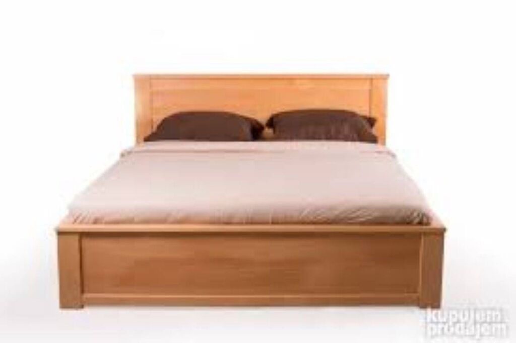 Krevet od punog drveta bukve + dušek ✅ Dimenzije 160x200 (po želji i
