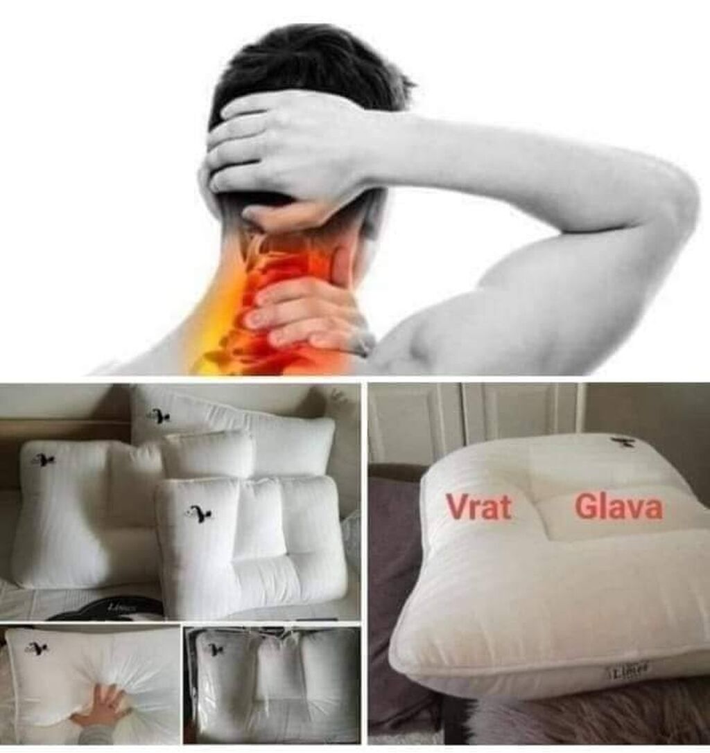 Poštovani kupci, jastuk koji vidite je specijalno dizajniran za osobe