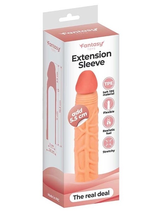Realistična navlaka za penis | Extension Sleeve 16.5 cm