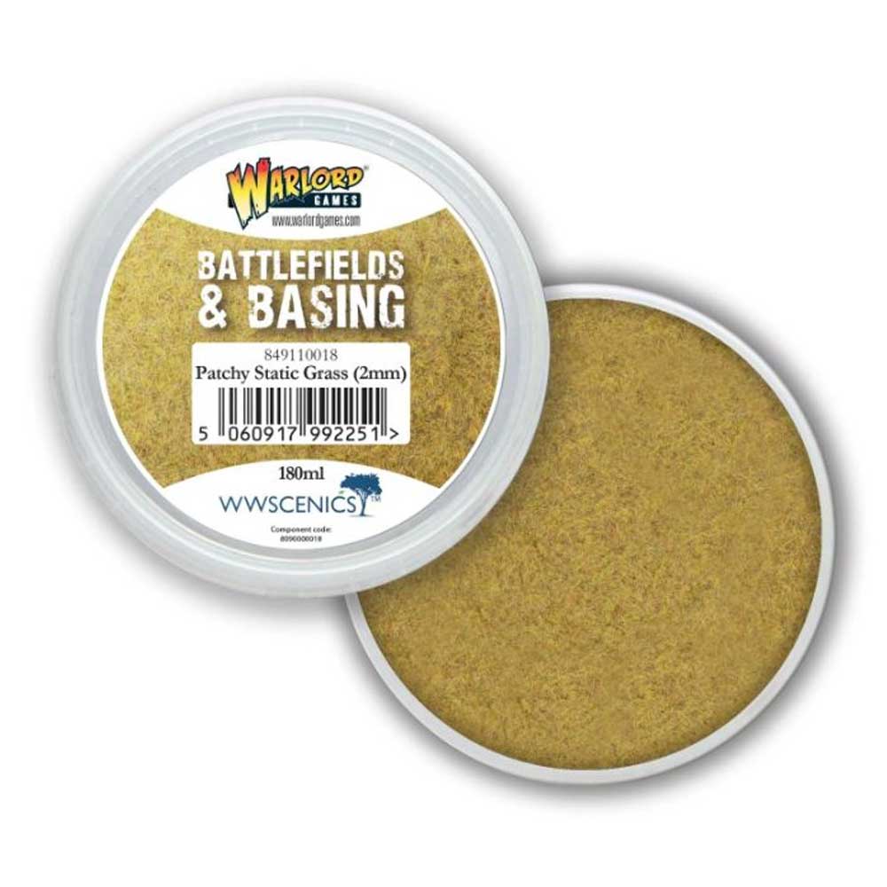 Battlefields & Basing: Patchy 2mm Static Grass (180ml)