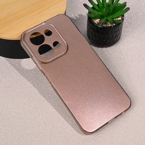 Futrola - maska Sparkle Dust za Xiaomi Redmi 15C 4G 173mm roze zlatna