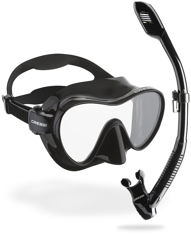 RONILAČKI SET CRESSI F1 + DRY BLACK COMBO