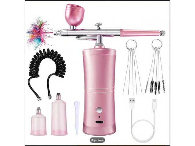 Airbrush set sa kompresorom = ROZE LFH